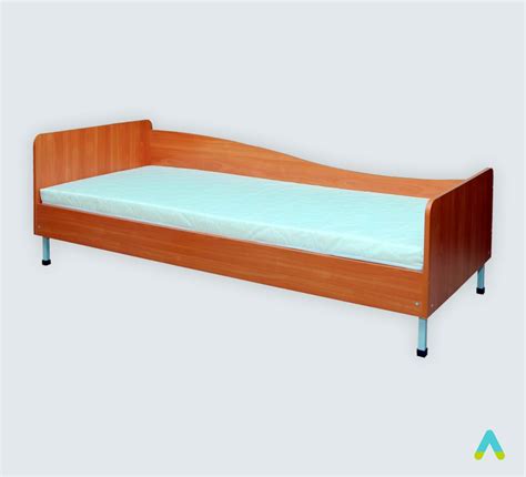 Ліжко 1 спальне з заокругленими спинками 1936х840х 660 570 мм