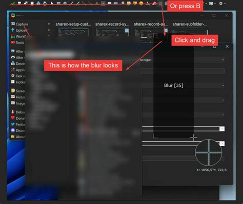 How To Blur Sensitive Information On Images Made With Sharex