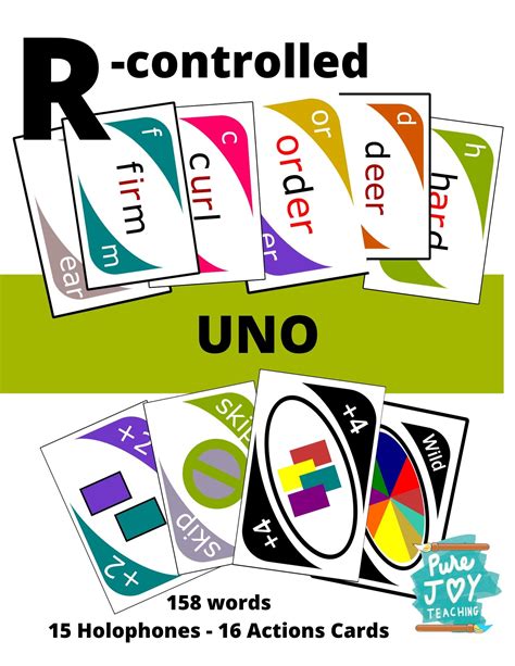 R Controlled Uno Game Pure Joy Teaching
