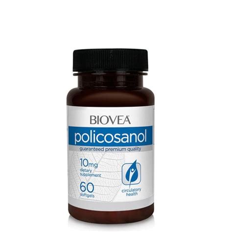 БИОВЕА ПОЛИКОЗАНОЛ капсули 10 мг 60 броя POLICOSANOL Atlas bg