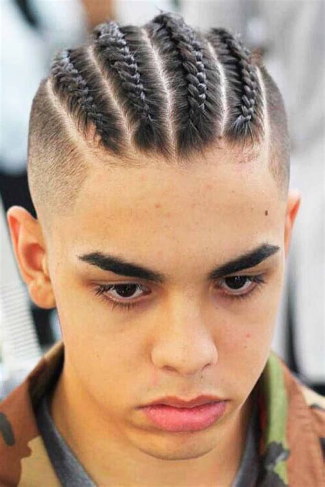 Cornrow Braids Men Long Cornrows Mohawk Braid Long Braids Taper