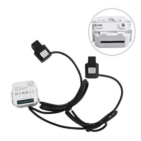 Tuya Zigbee Electric Meter 0 2a 80a 100 240 V Ac 2 4ghz Measure Current