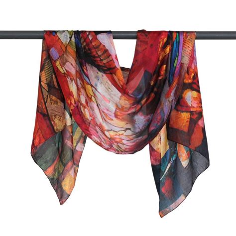 Hummingbird Pure Silk Scarf