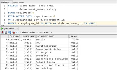 Oracle Full Outer Join With Examples Qurosity Learning Never Stops