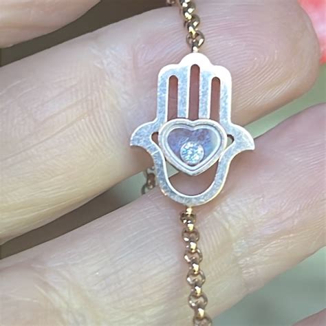 Chopard Jewelry Chopard Rose Gold Diamond Hamsa Bracelet Poshmark