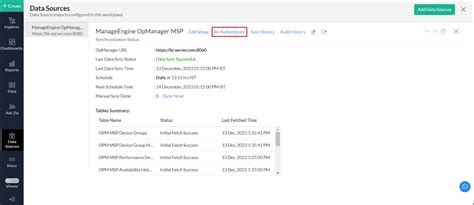 Integration With Opmanager Msp Analytics Plus