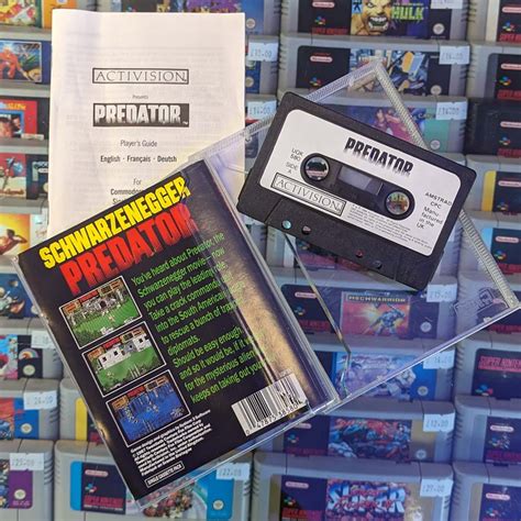 Predator Amstrad Cassette Double Retro Sect