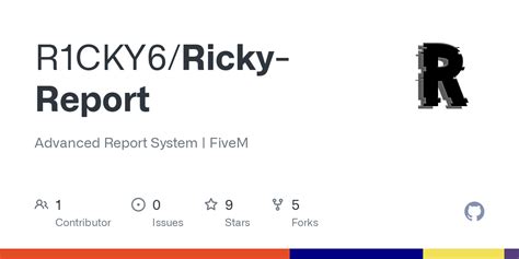 GitHub R1CKY6 Ricky Report Advanced Report System FiveM