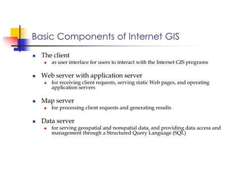 PPT Internet GIS And Its Applications To Transportation PowerPoint Presentation ID