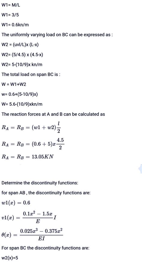 [solved] Determine The Deflection At Mid Span Of Bc And The Slope At Point C Using The