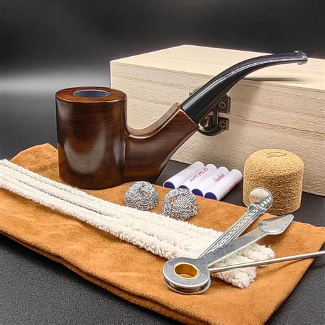 Jp Nqmタバコパイプ、デラックスハンドメイド木製喫煙パイプセット、パイプ愛好家のためのギフトボックス入り様々な