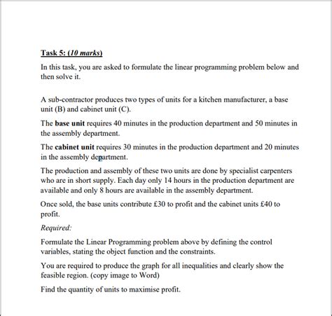 solved task 5 10 marks in this task you are asked to