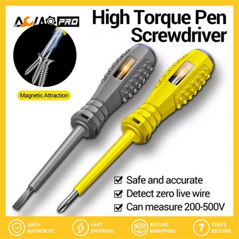 AumoPro Waterproof Electric Induced Professional Tester Pen Screwdriver