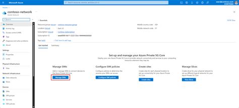 布建新的 Sim Azure 入口網站 Azure Private 5g Core Microsoft Learn