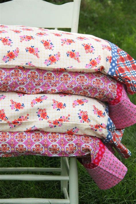 French Seam Pillowcase Set In Under 30 Minutes Tutorial Smashed Peas Carrots Pillow Cases
