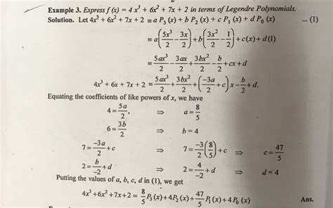 Solved Example 3 Express F X 4x 6x 7x 2 In Terms Of