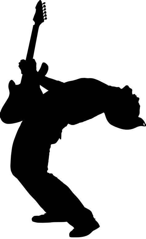 Rock Guitarist Svg Png Eps Dxf Cricut File Silhouette