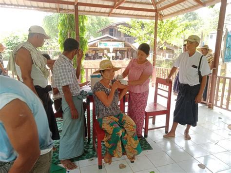 တံတားဦးမြို့တွင် အသက် ၁၈ နှစ်နှင့်အထက် ပြည်သူ ၂၀ ဦးမှ Booster Dose ကာက