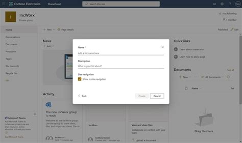 How To Create A SharePoint List IncWorx Consulting
