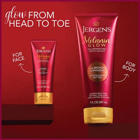 Melanin Glow Moisturizers Jergens