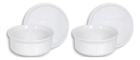 Corningware French Blanco 24 Onzas Plato Redondo Con Cubie Mercadolibre