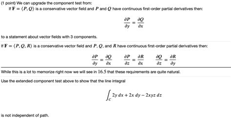 Solved 1 Point We Can Upgrade The Component Test From If