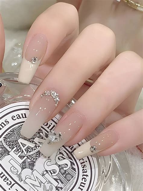 Blush Nails Soft Nails Simple Nails Fake Nails 3d Nails Really