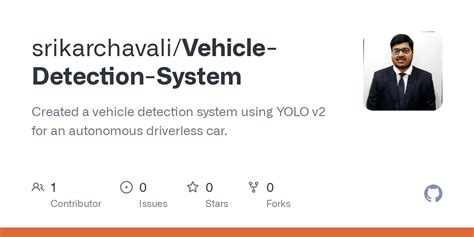 GitHub Srikarchavali Vehicle Detection System Created A Vehicle Detection System Using YOLO