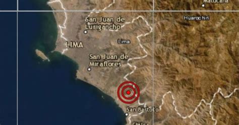 Cañete Se Registró Sismo De Magnitud 42 Con Epicentro En La Ciudad De