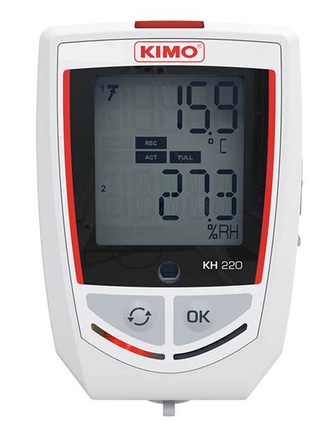 Kh 220 O Kimo Registrador De Datos Kimo Kh 220 O Calibrado Ukas Para Corriente Humedad Luz