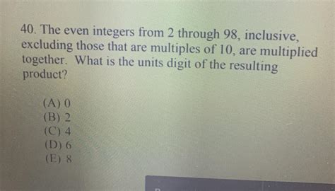 Math What Does Units Digit Mean And How Do You Solve This Answer