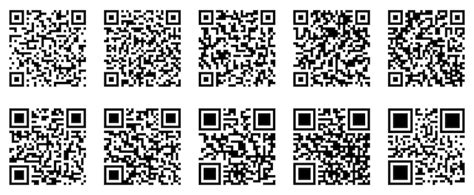 premium vector set of qr code ready to scan with smart phone vector