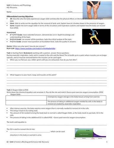 Igcse Pe Spec 2018 Energy Systems Bundle 4 1 2 3 4 Teaching Resources