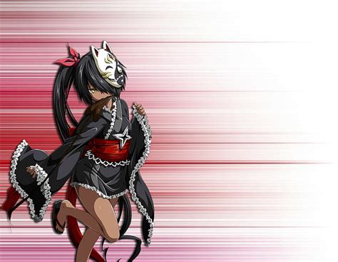 Black Skinned Anime Girl With Red Hair