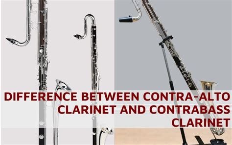 Difference Between Contra Alto Clarinet And Contrabass Clarinet