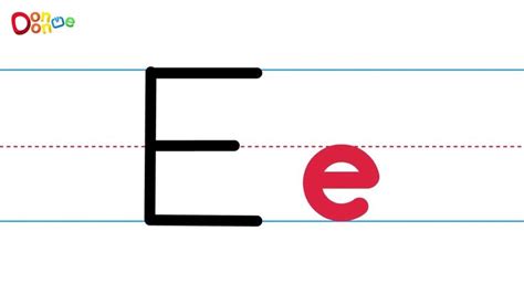 Learn The Uppercase And Lowercase Letter E