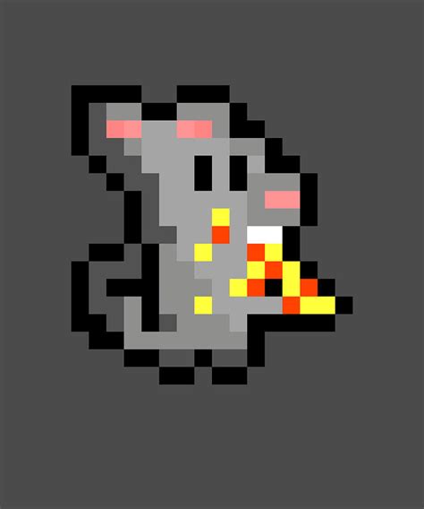 Pixel Art Cute Mouse Classic TShirt Humor Painting By Keeley Sean Pixels