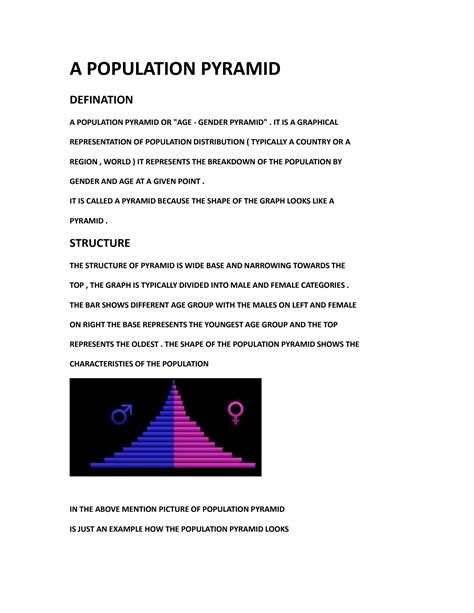 Solution Population Pyramid Studypool