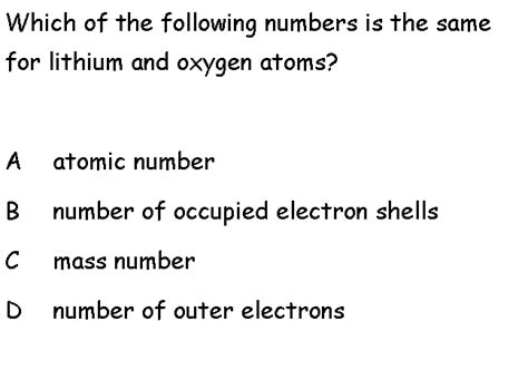 Atomic Theory Revision National Chemistry Skills Revision