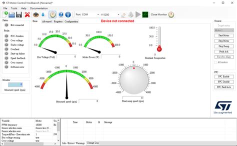 Motor Profiler And Motorcontrol Workbench Ams And Stm32