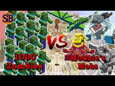Zombies VS Mowzie S Mobs Bosses Minecraft Mob Battle YouTube