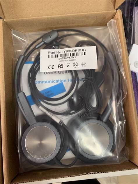 Слушалки с микрофон с кабел Слушалки Communication Headset Аудио
