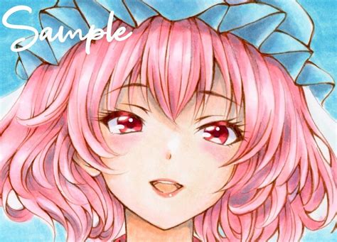 【未使用】同人手描きイラスト 東方project 西行寺幽々子 水彩イラスト B5サイズの落札情報詳細 Yahooオークション落札価格