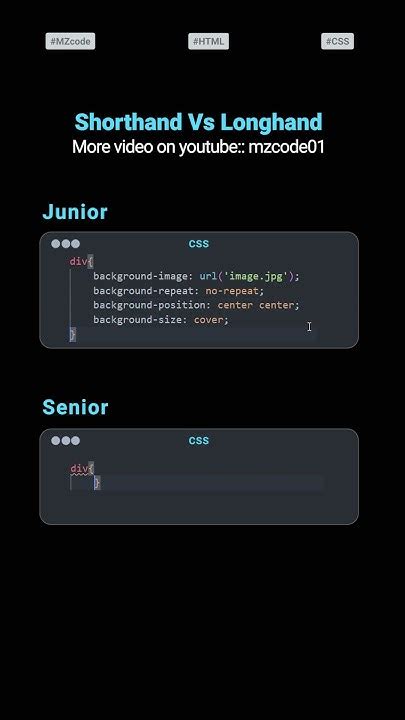 Shorthand Vs Longhand Css Avoid This Common Mistake Save Time And Boost Performance Csstips