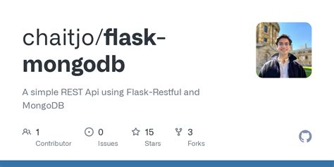 Github Chaitjoflask Mongodb A Simple Rest Api Using Flask Restful