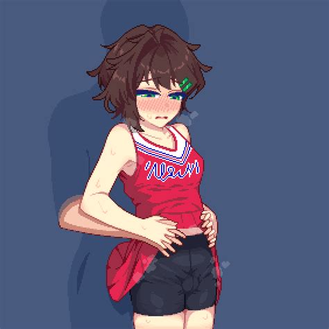 Hurumero Hanekenomichi Chan Original Animated Animated Gif Babe Girl Armpits Assisted