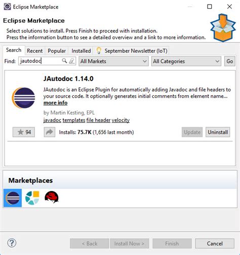 sử dụng jautodoc để tự động sinh comment trong eclipse
