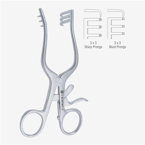 Weitlaner Wullstein Self Retaining Retractor Delicate Retractor