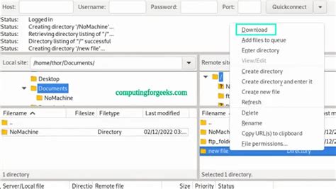 Configure Vsftpd Ftp Server On Rocky Linux 8almalinux 8 Computingforgeeks
