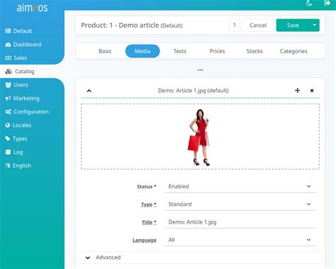 Product Details Aimeos Documentation